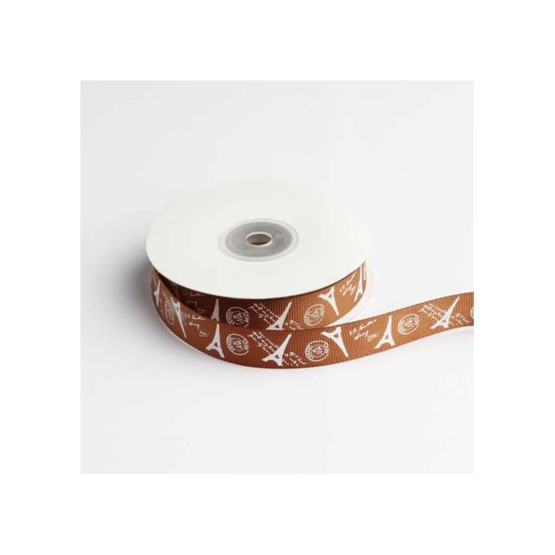 Ruban Linea Tour Eiffel 20mm bobine de 20m - Rubans et cordelettes pour ...